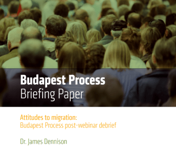 New paper on "Attitudes to Migration" - Budapest Process